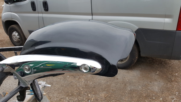 Rocket 3 Rear Raised Edge Fender - Triumph Custom Parts